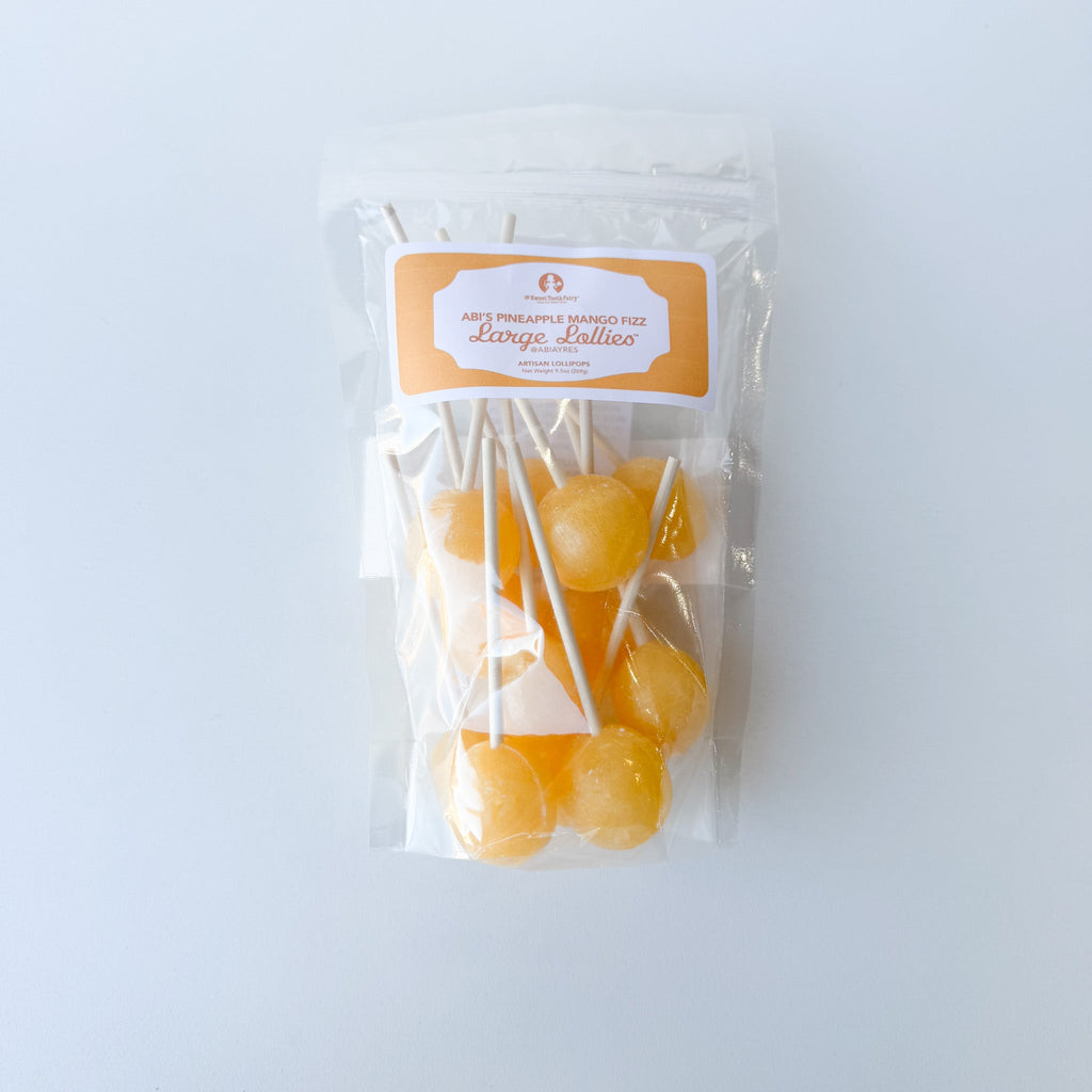 Sweet Tooth Fairy: Large Lollies Candy: Pineapple Mango Fizz